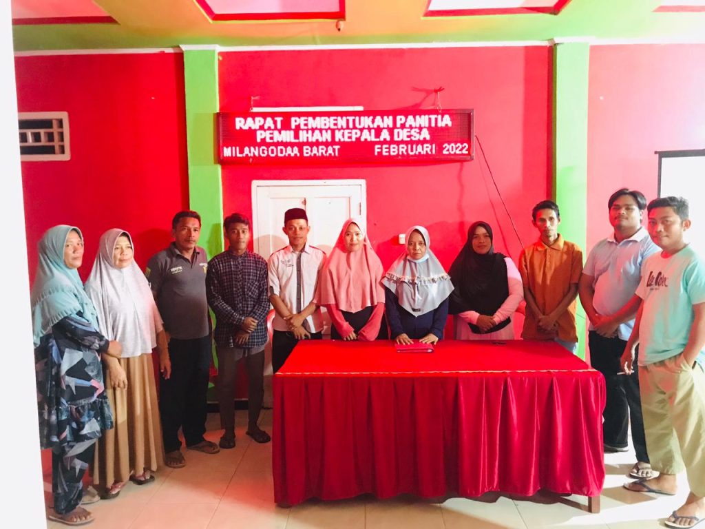 BPD Milangodaa Barat Bentuk dan Tetapkan Panitia Pemilihan Sangadi ...
