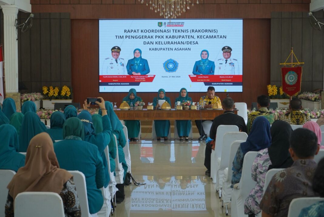 Rakornis TP PKK Asahan 2026 Digelar di Pendopo Rumah Dinas Bupati ...